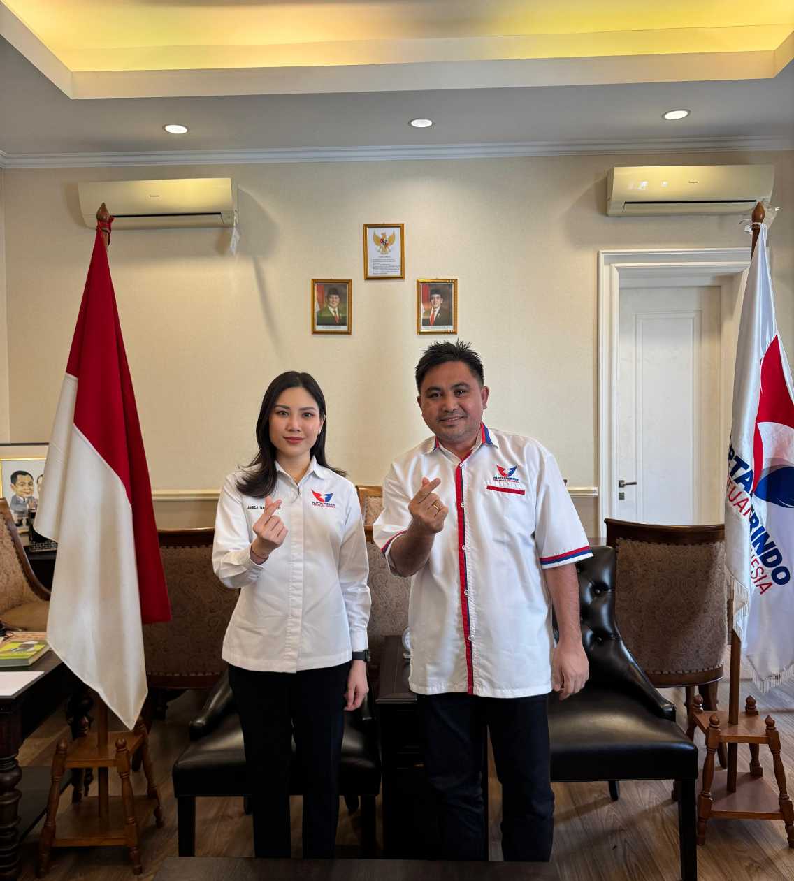 Terima SK dari Angela Tanoesoedibjo, Rumengan Resmi Ketua DPW Perindo ...